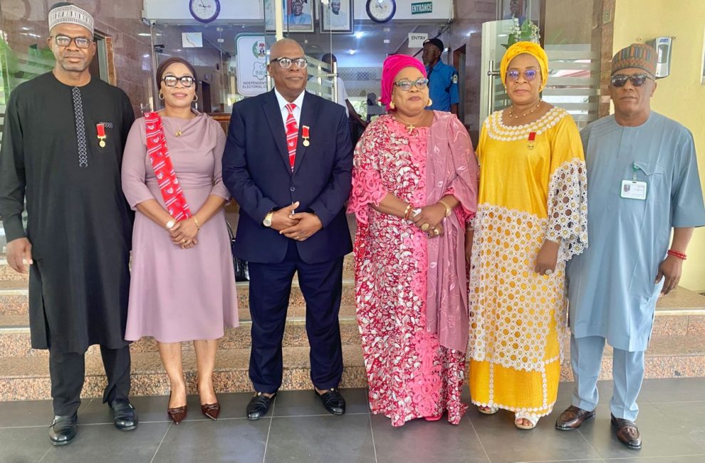 Photo Story: INEC Secretary Receives Delegation from Nigerian Institute ...